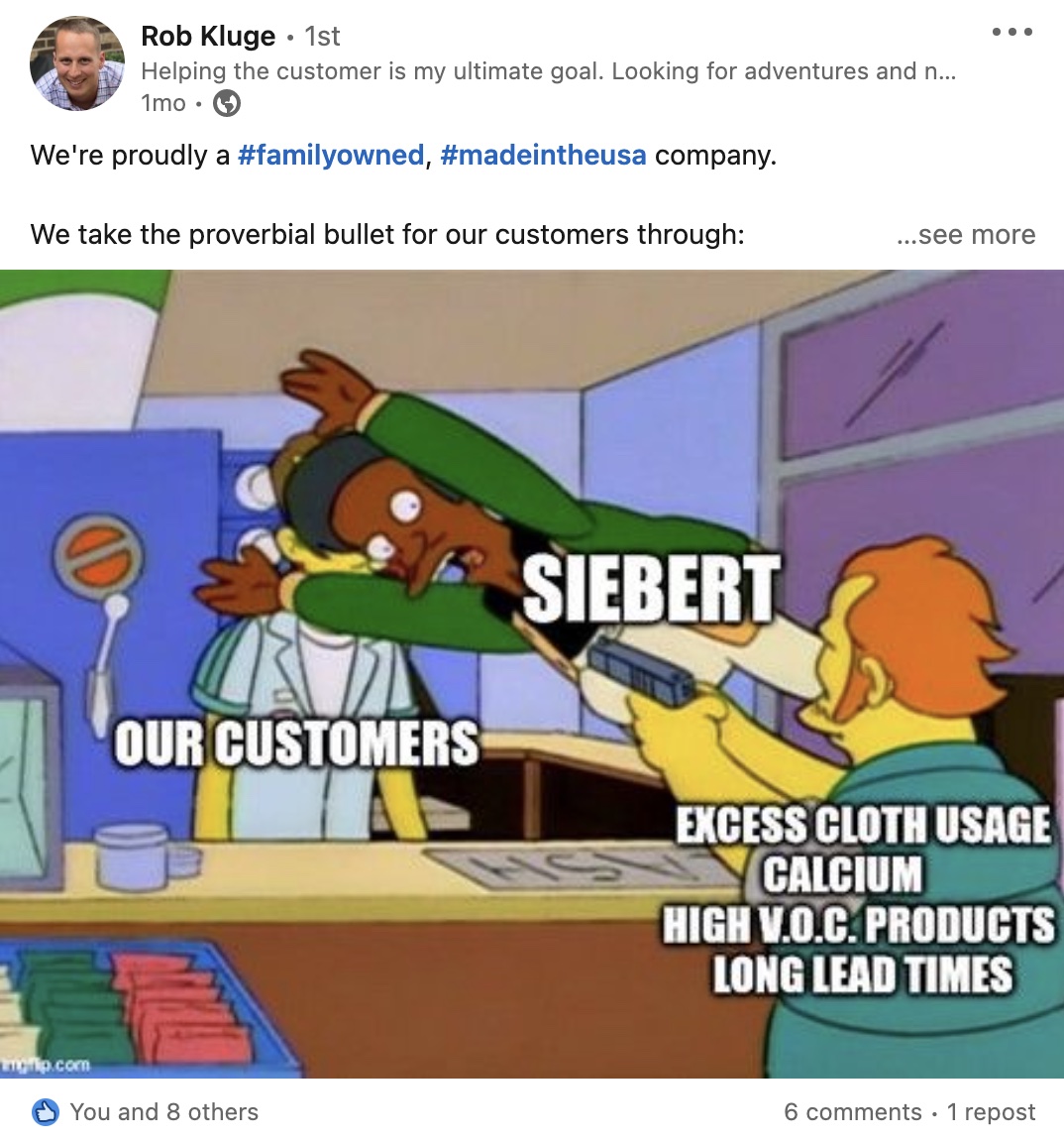 Siebert Inc.: Looking to Have Fun, Build Audience, on LinkedIn