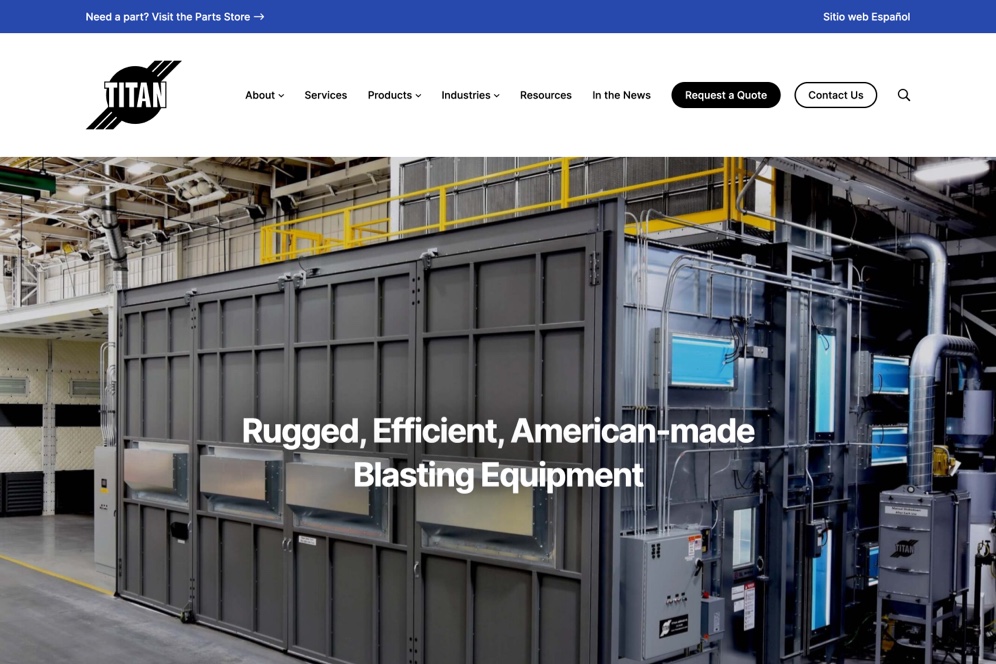 Titan Abrasive Redesigns Website to Accommodate New Products