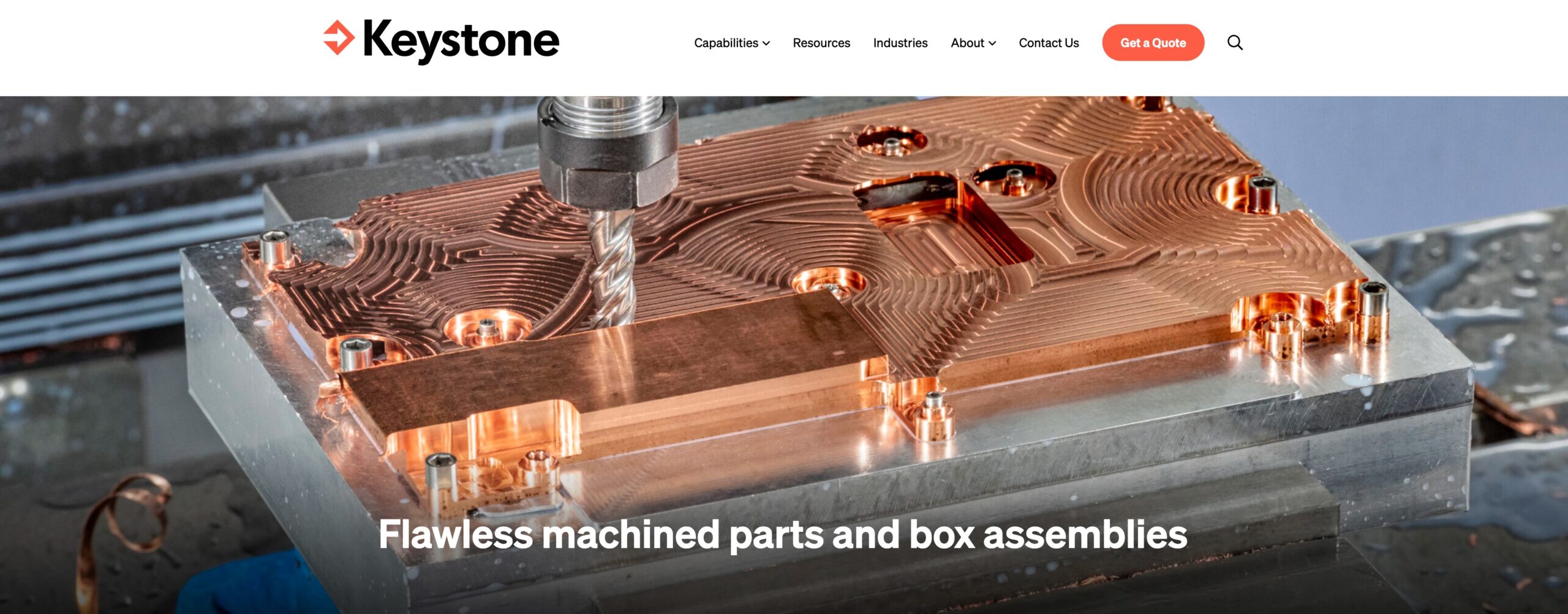 Keystone Precision & Engineering: New Branding, New Website